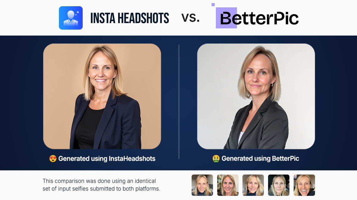 InstaHeadshots vs. BetterPic: Which AI Headshot Tool Wins in 2025?