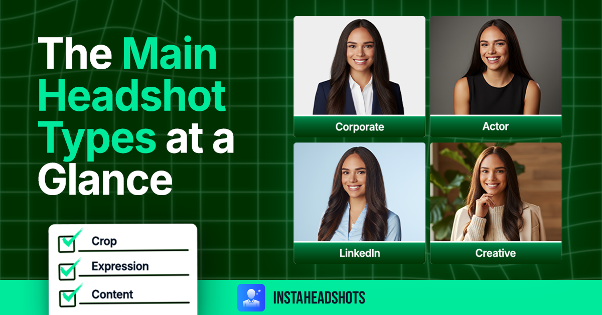 7 Different Types Of Professional Headshots For Every Career Path